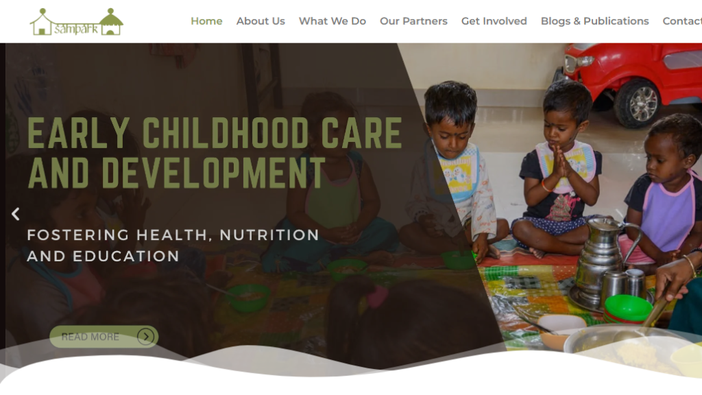 Empowering Women & Communities | Sampark Website Project